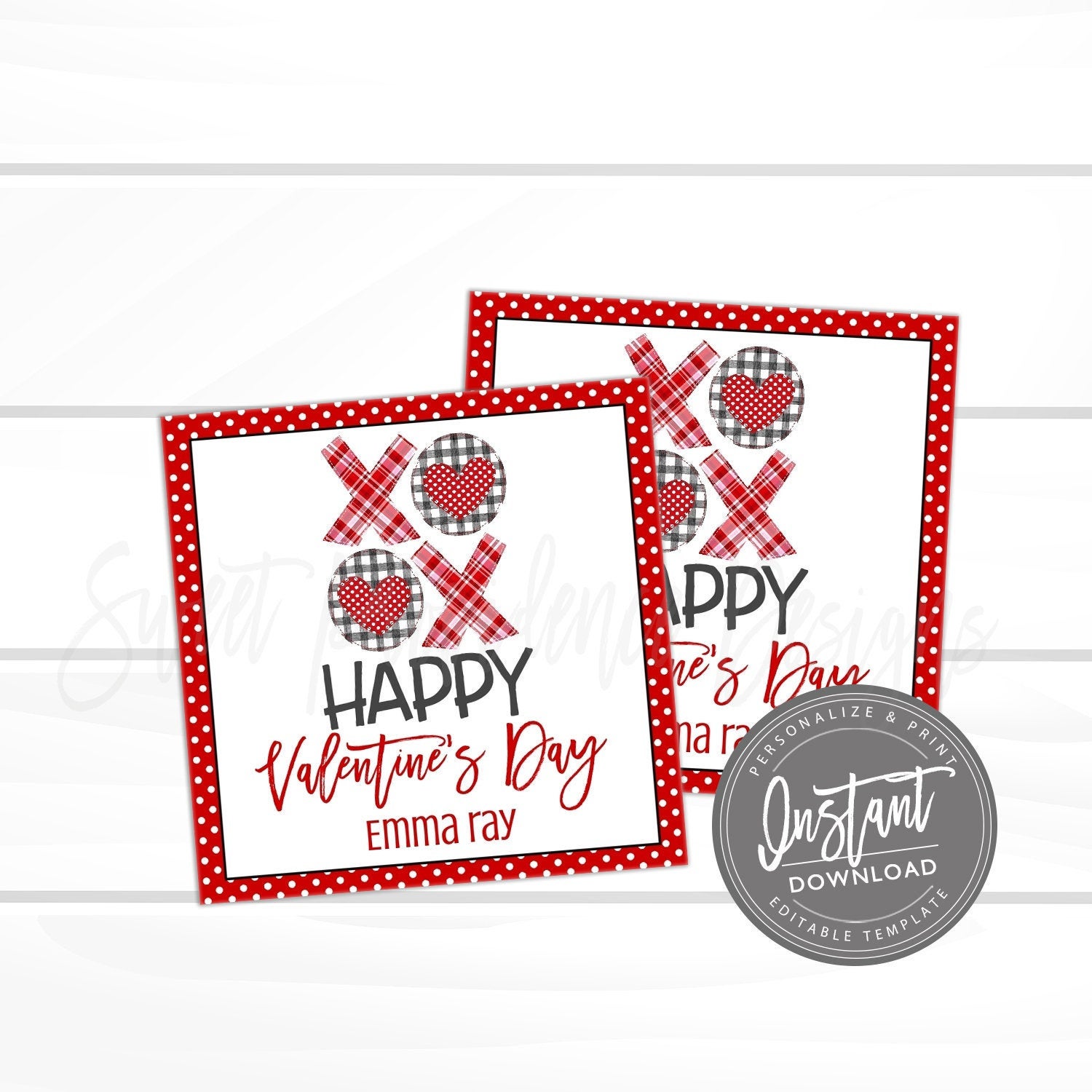 Valentine Favor Tags | Sweet Providence Designs